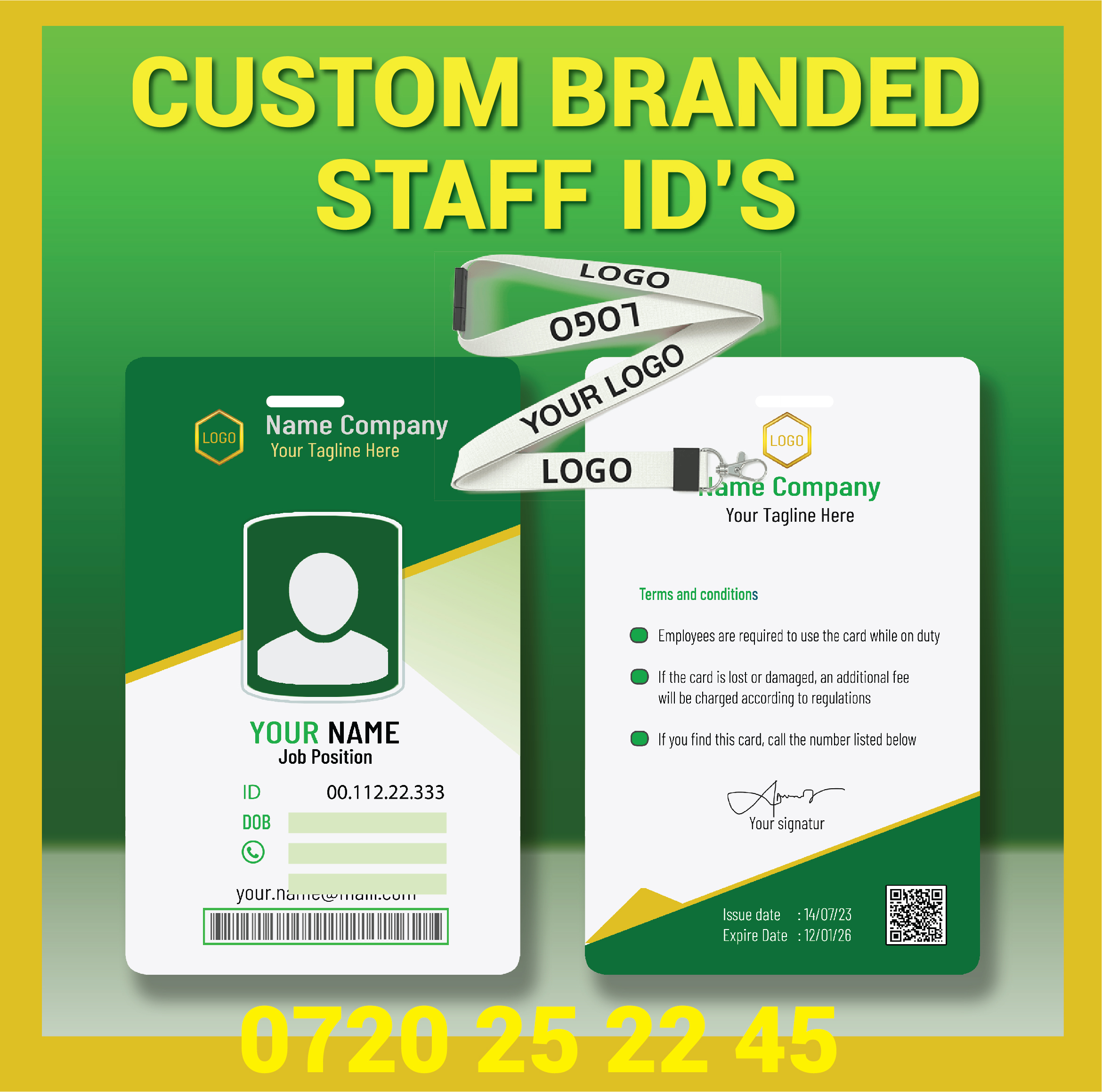 Branded Staff/School IDs | Sino Soft Classifieds